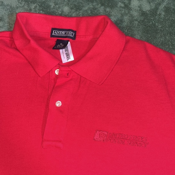 Lands' End | Shirts | Vintage Lands End Usps Polo | Poshmark
